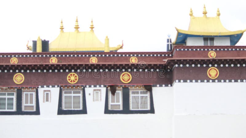 Monarch Budha Temple Front View Stock Image - Image of front, view ...