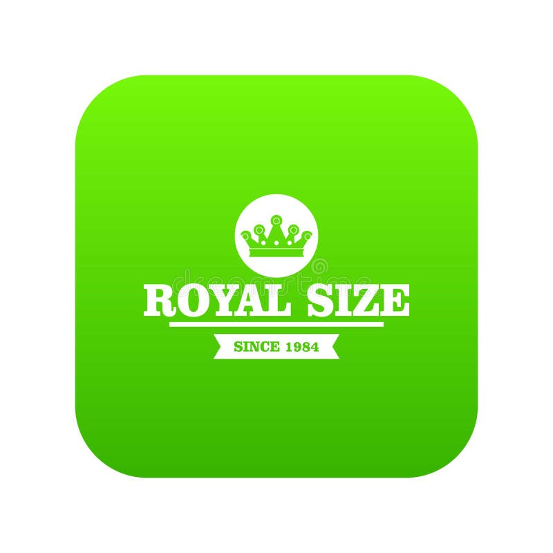 Monarch King Icon Green Vector Stock Vector - Illustration of emperor ...
