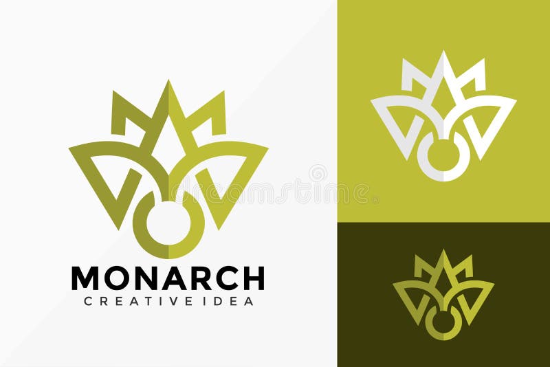 Monarch M Monogram Logo Vector Design. Abstract Emblem, Designs Concept ...