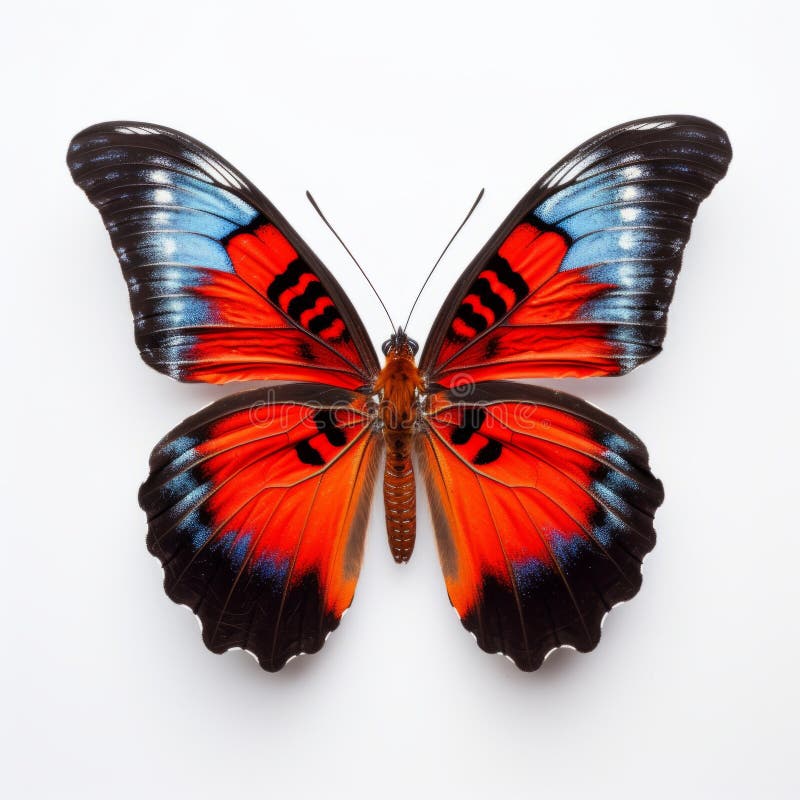Bold and Authentic Butterfly Photography Installation on White ...