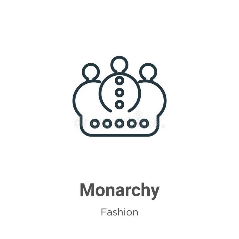 Monarchy Simple Vector Icon. Illustration Symbol Design Template for ...