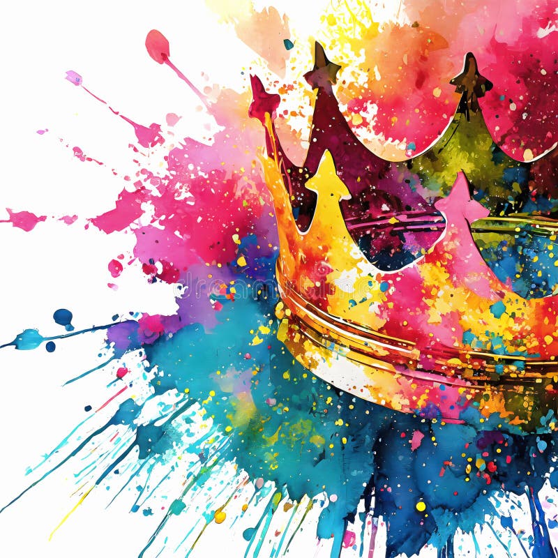 Vivid crown stock illustration. Illustration of symbolic - 311353818
