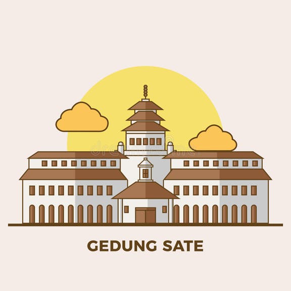 Gedung Sate Stock Illustrations – 45 Gedung Sate Stock Illustrations ...