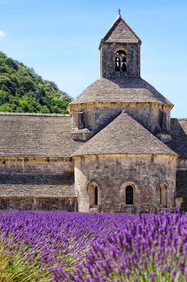 Monasteries of the Cistercian Stock Photo - Image of landmark, luberon ...