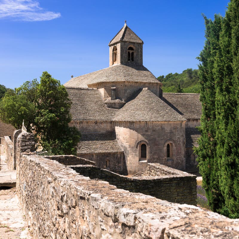 Monasteries Of The Cistercian Stock Image - Image of lavande ...