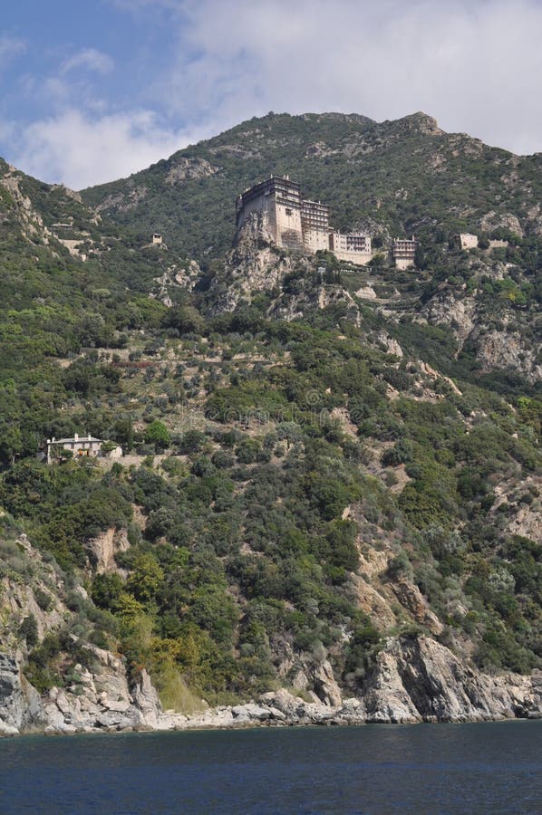 The Monastery of Simonos Petras is a Monastery Built on Mount Athos ...
