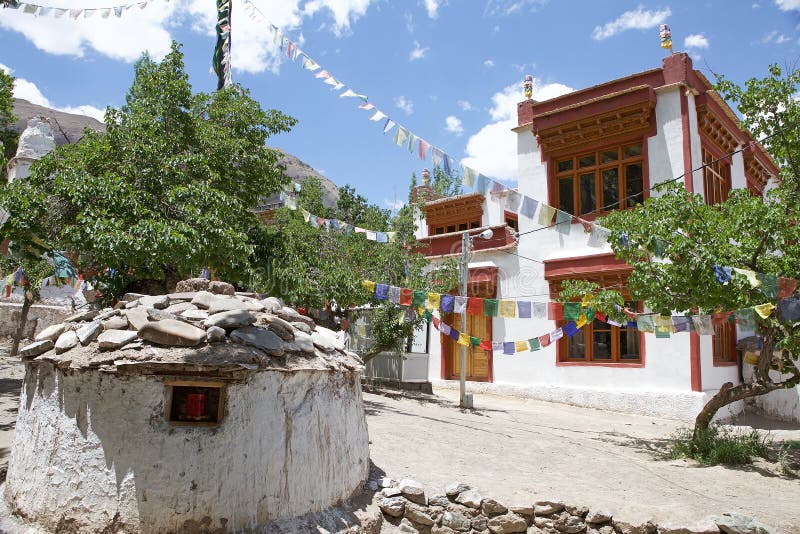 Monasterio De Alchi Alchi Gompa En Ladakh Jammu Y Kashmir India. Foto ...