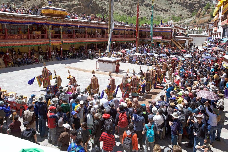Monasterio De Hemis, Ladakh, La India Imagen de archivo editorial ...