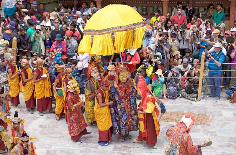Monasterio De Hemis, Ladakh, La India Foto editorial - Imagen de indio ...