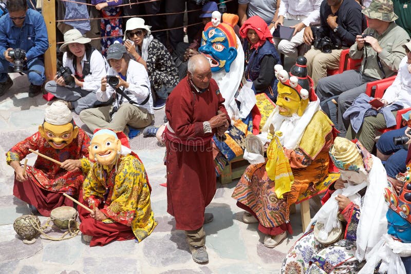Monasterio De Hemis, Ladakh, La India Imagen de archivo editorial ...