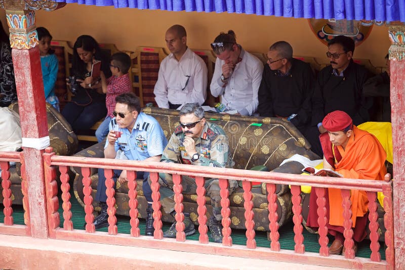 Monasterio De Hemis, Ladakh, La India Imagen de archivo editorial ...