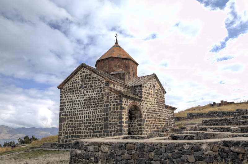 Monasterio De Sevanavank Lago Sevan, Armenia Imagen de archivo - Imagen ...