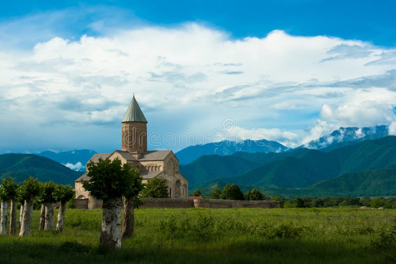 Catedral De Alaverdi En Georgia Imagen de archivo - Imagen de roca ...