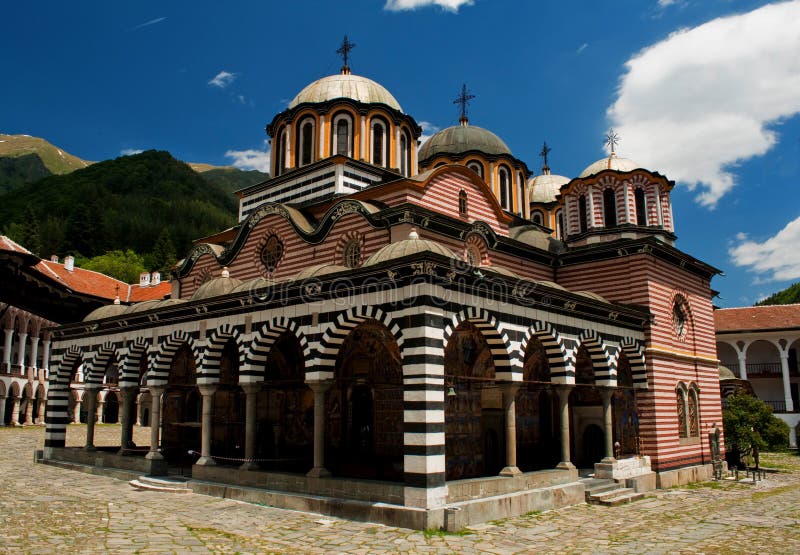 Monastero Di Rila - Bulgaria Fotografia Stock - Immagine di bulgaria ...
