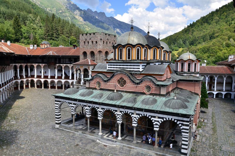 Monastero Di Rila in Bulgaria Immagine Stock - Immagine di religione ...
