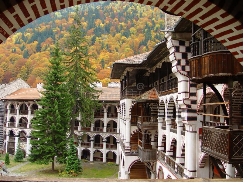 Monastero Di Rila - Bulgaria Immagine Stock - Immagine di monastero ...