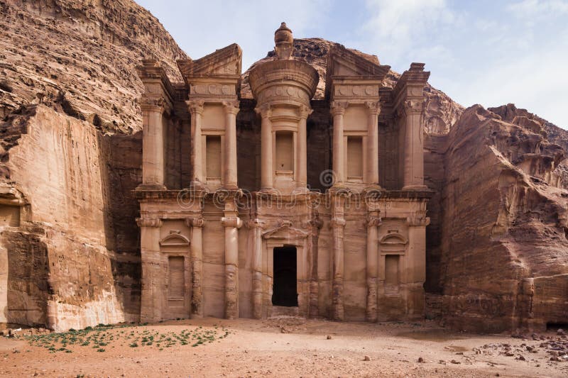 The Monastery (Ad Deir), Petra, Jordan Stock Photo - Image of monastery ...