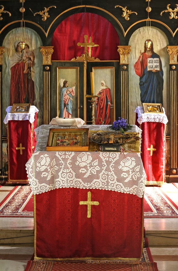 Monastery alter stock image. Image of inside, heaven, church - 639207