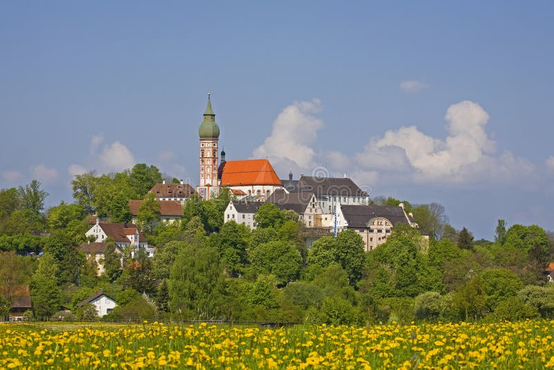 Andechs stock photo. Image of tourism, field, sightseeing - 15633530