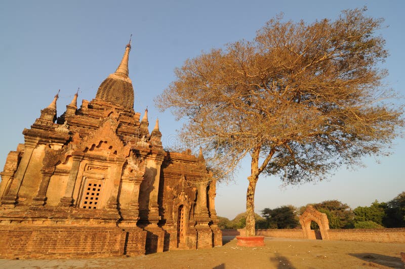 Monastery in Bagan, Myanmar Stock Photo - Image of asia, architecture ...
