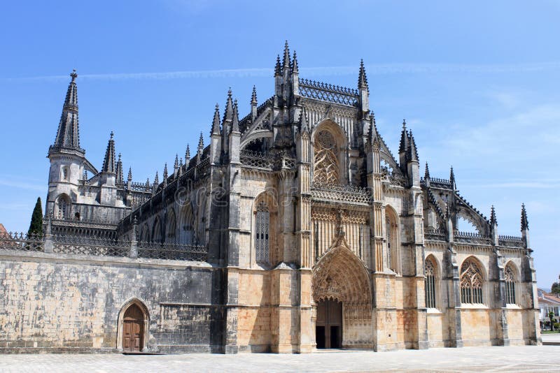 Monastery of Batalha stock image. Image of travel, sunny - 26050765
