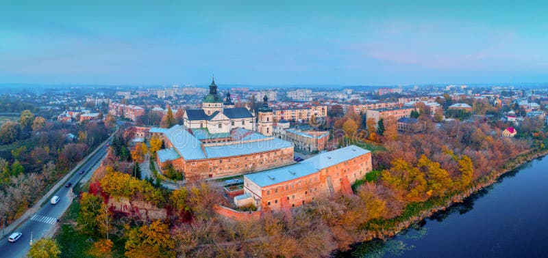 The Monastery in Berdichev from a Height Stock Photo - Image of facade ...