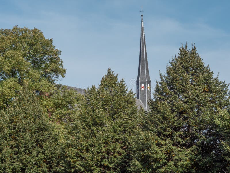 Monastery at Burlo in Germany Stock Image - Image of burlo, westphalia ...