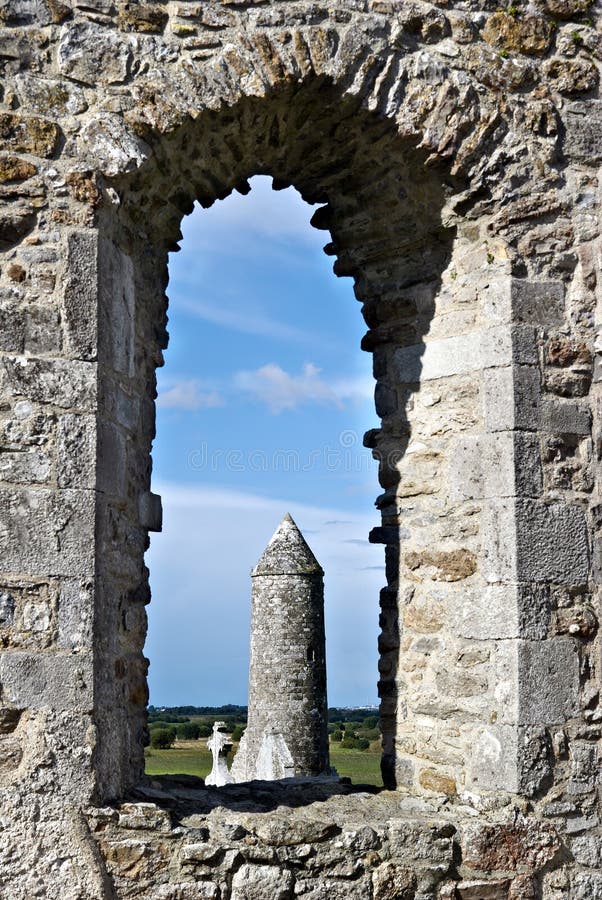 The Monastery of Clonmacnoise, Ireland Stock Photo - Image of ...