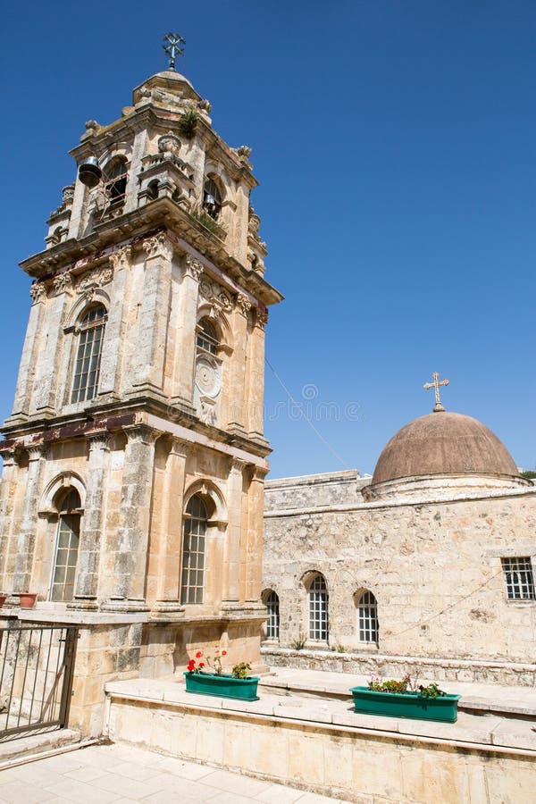 Monastery of the Cross stock photo. Image of walls, cross - 111712036