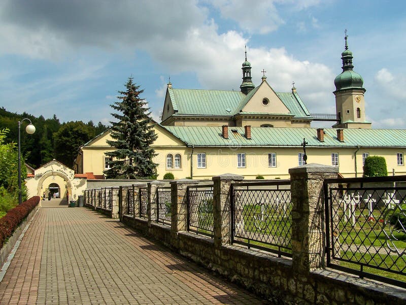 Poland - Monastery In Czerna Stock Image - Image of exterior ...