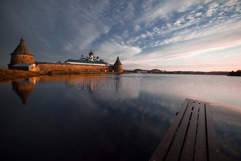 Monastery in early morning stock image. Image of light - 10893973