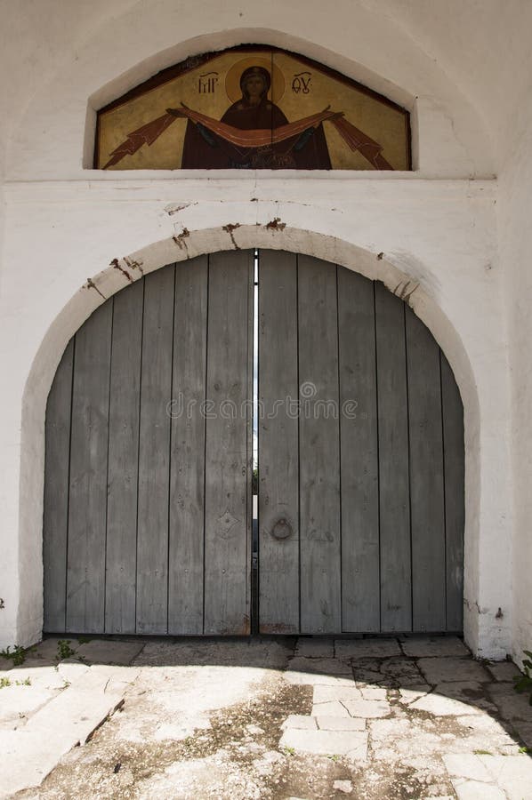 Monastery gate stock photo. Image of icon, wall, historic - 26202738