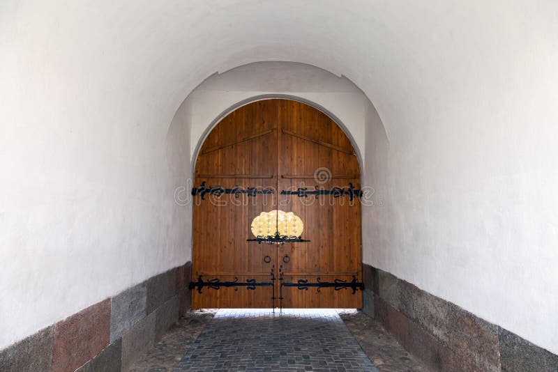 Monastery gate, Russia stock image. Image of front, brick - 28365309