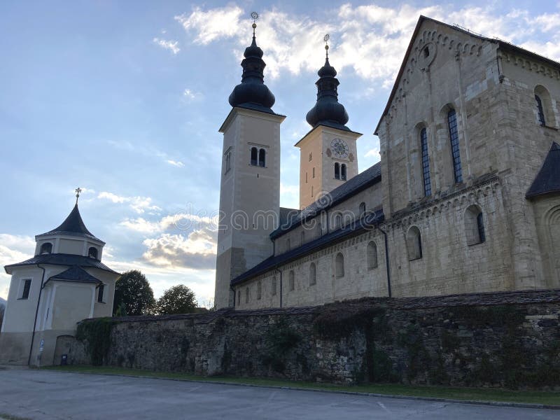 The Monastery of Gurk in Kaernten in Austria Stock Image - Image of ...