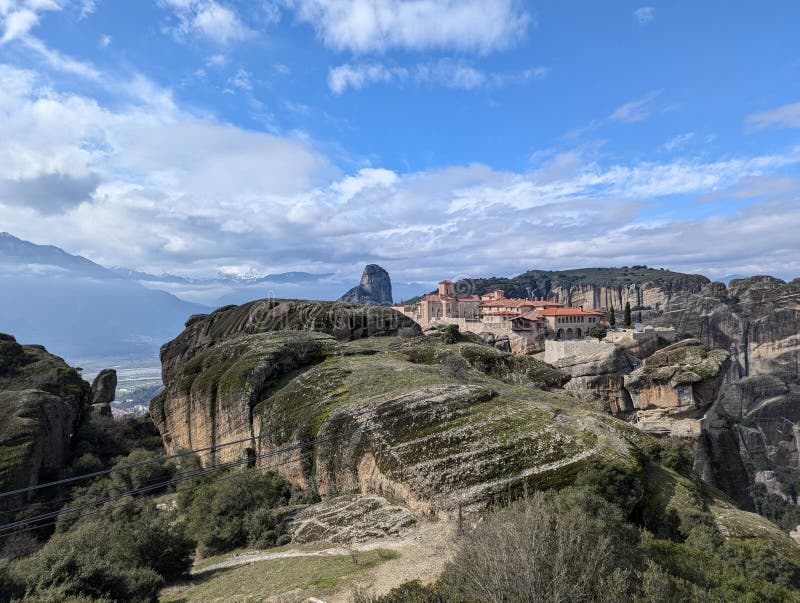 The Monastery of the Holy Trinity Stock Photo - Image of holy ...