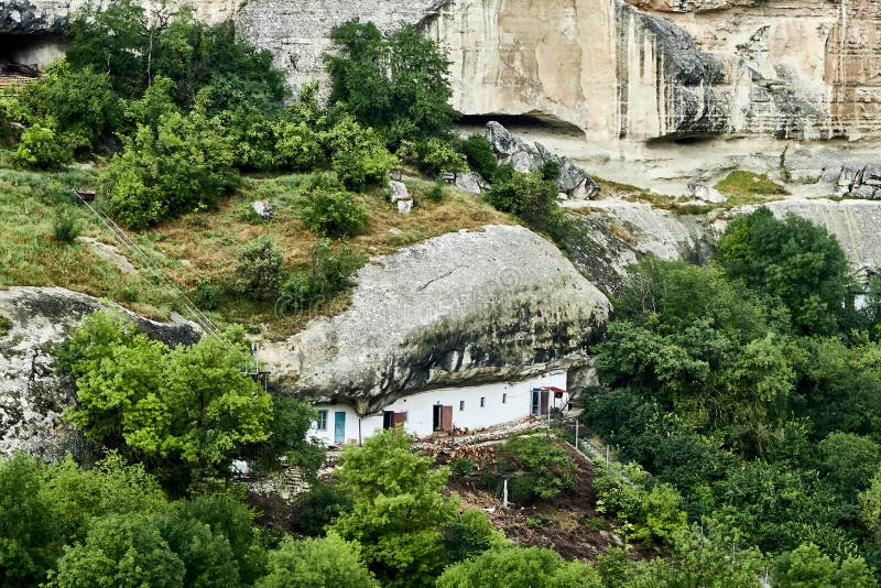 Monastery House in the Mountains Stock Photo - Image of house ...