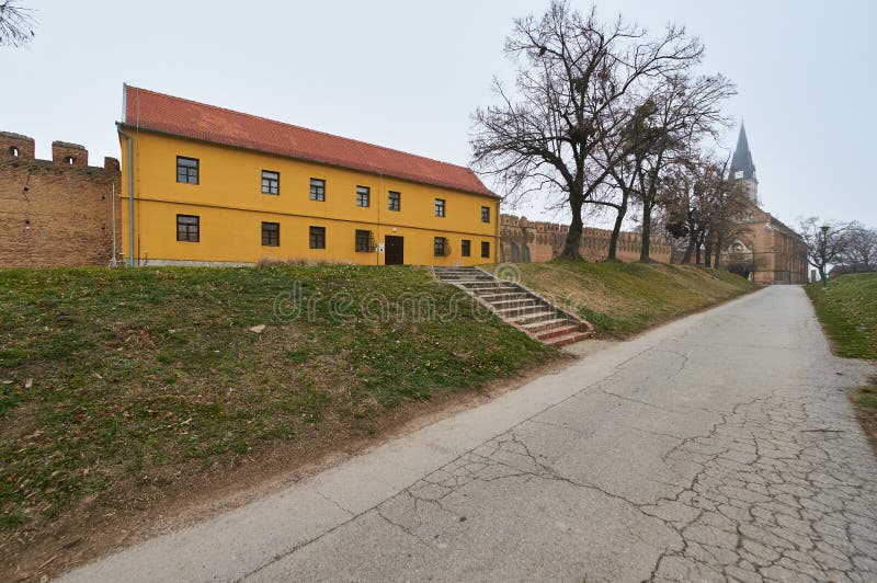 Church in Ilok stock photo. Image of ilok, block, croatia - 64520926