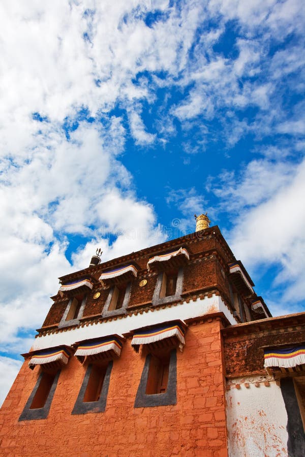Monastery of Labrang Temple Stock Photo - Image of monk, tibet: 20681322