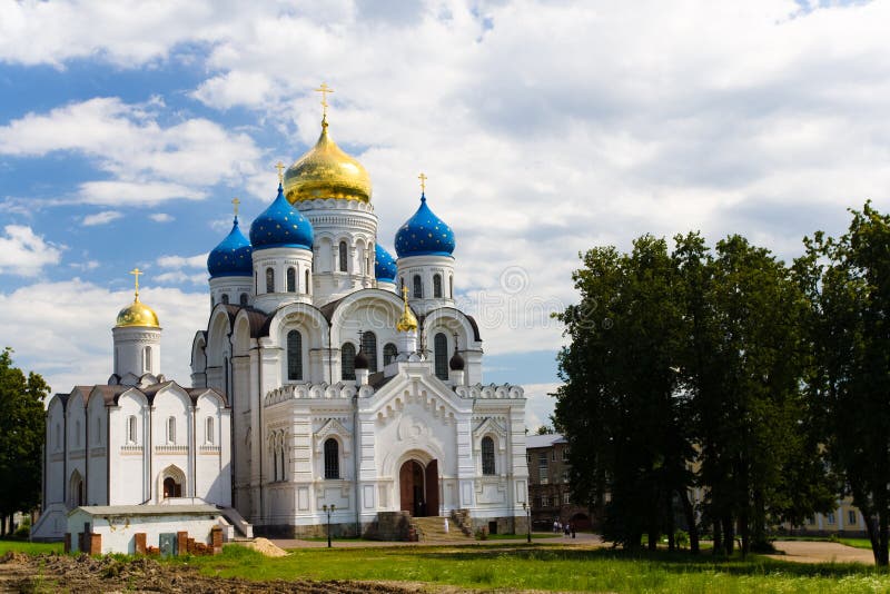 Monastery in Moscow region stock image. Image of architecture - 9613073