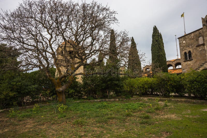 Monastery on Mount Filerimos, Rhodes, Greece Stock Image - Image of ...