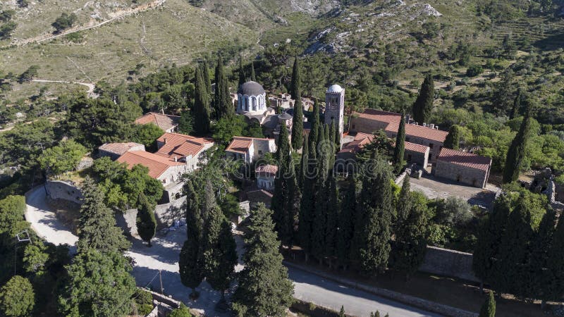 The Monastery of Nea Moni in Chios Island, Greece Stock Photo - Image ...