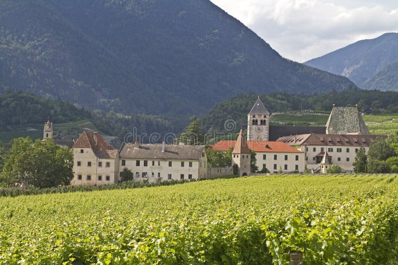 Monastery Neustift stock image. Image of mountains, fortress - 21922579