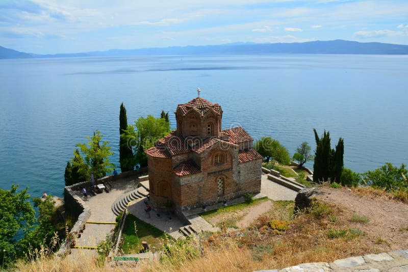 Monastery Ohrid Lake stock photo. Image of macedonia - 127942674