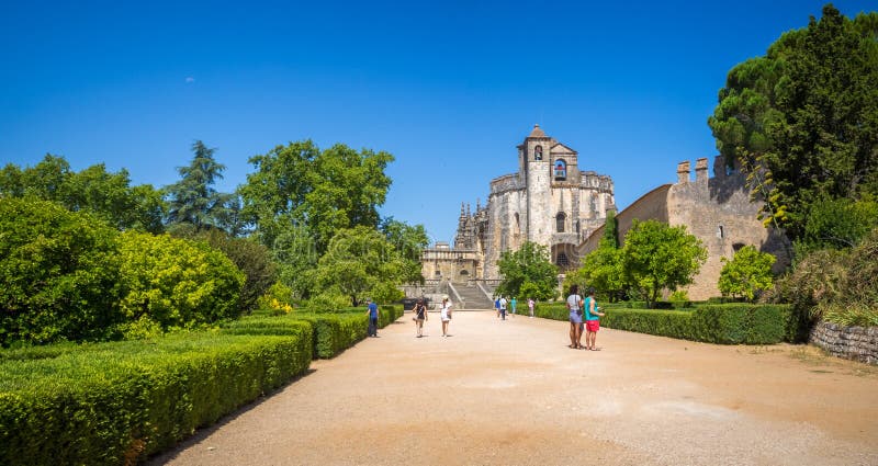 The Monastery of the Order of Christ. Editorial Stock Image - Image of ...