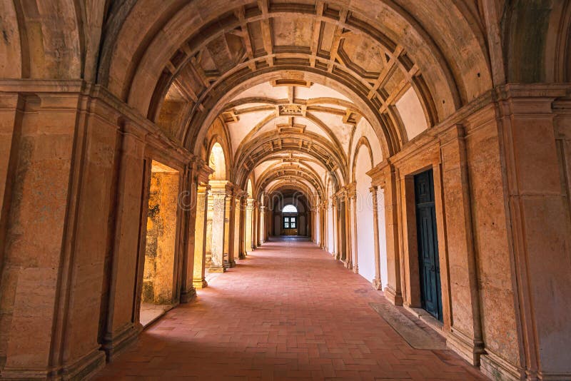 The Monastery of the Order of Christ Stock Image - Image of church ...