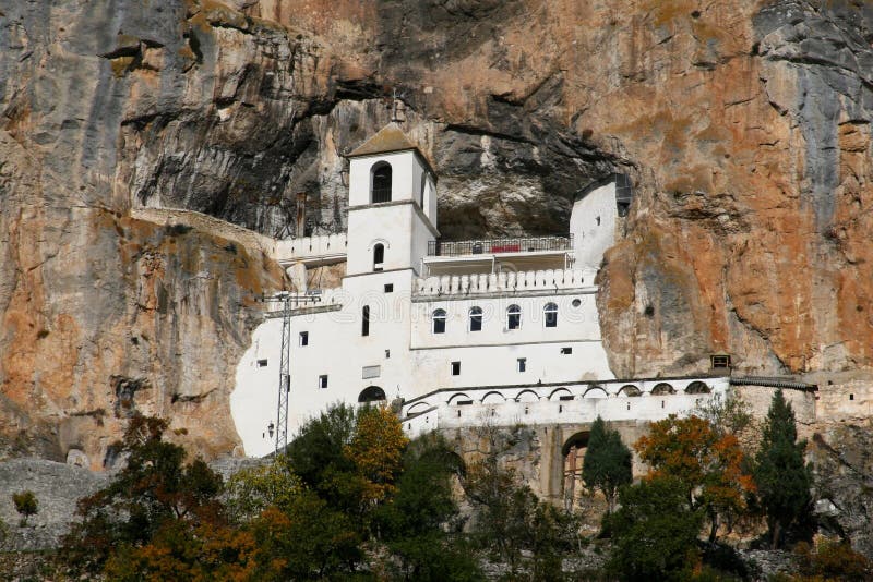 Monastery Ostrog stock image. Image of niksic, life, monesatay - 16869717