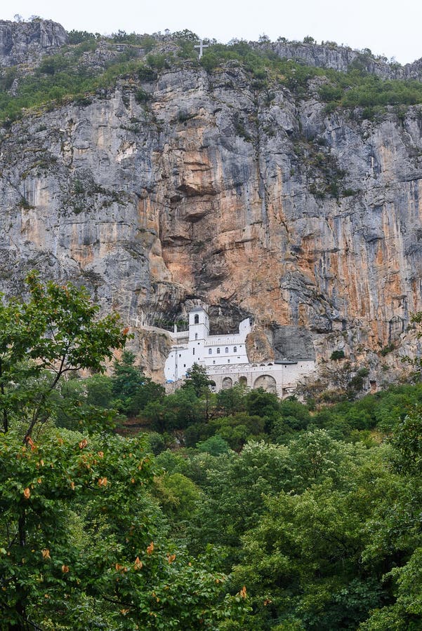 Monastery Ostrog in the Mountains, a Functioning Serbian Orthodox ...