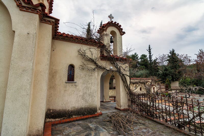 Monastery of Panagia in Markopoulos Oropou in Attica, Greece Stock ...