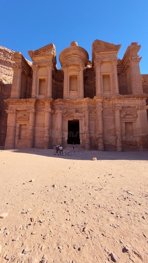 Monastery, Petra, Jordan stock photo. Image of architecture - 267604270
