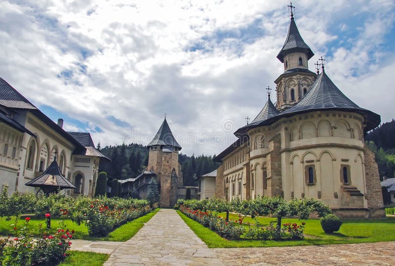 Putna monastery stock photo. Image of medieval, pace - 12516344
